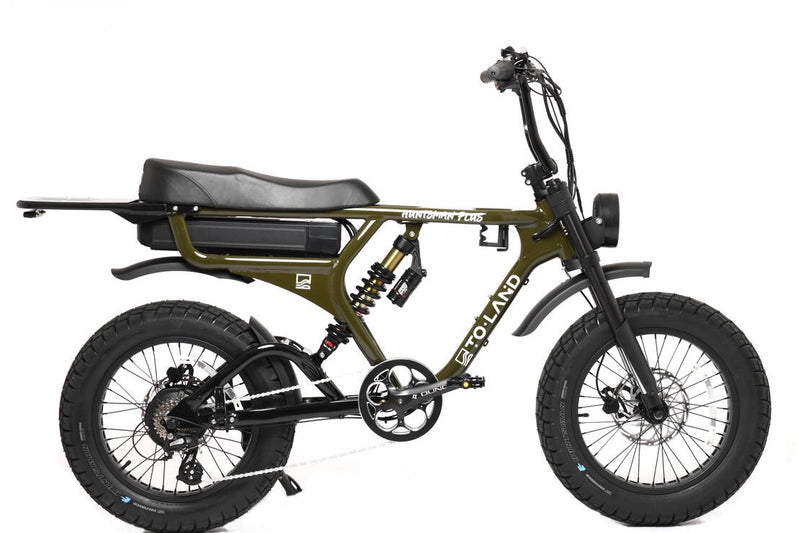 TOLAND HUNTSMAN Plus E-BIKE, 1000W, 52V 20AH 1040WH BATTERY | DUAL SUS